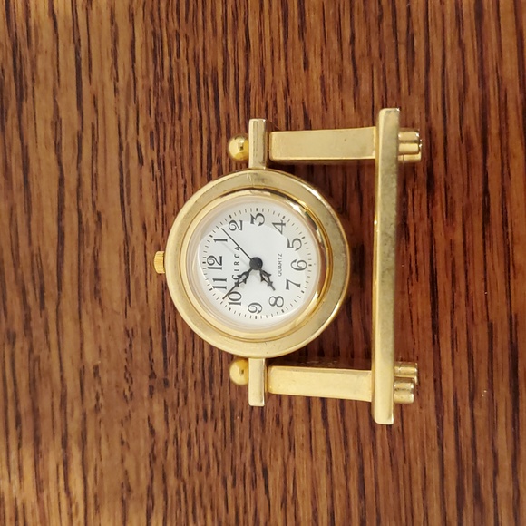 Circa Joan & David | Accents | Circa Miniature Brass Clock | Poshmark